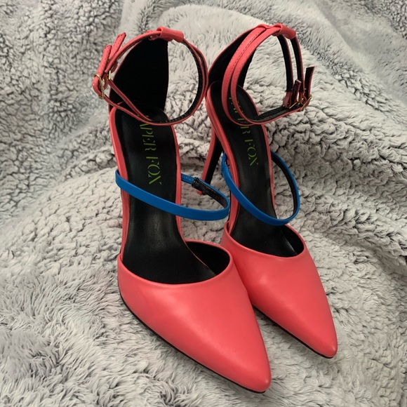 Paper Fox | Shoes | Strappy Pointed Pumps | Poshmark